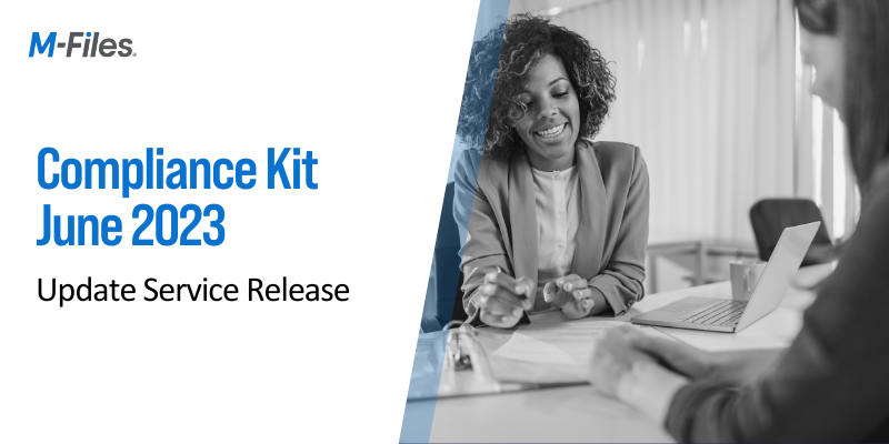 Compliance Kit June '23 Update Service Release is available - Product ...