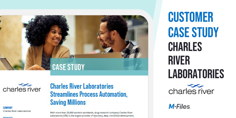 New Case Study: Charles River Laboratories streamlines process automation, saving millions ...
