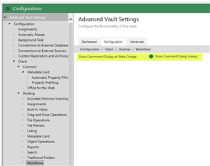 Show comments dialog for workflows only in some cases - Server Configuration - Forums - M-Files ...