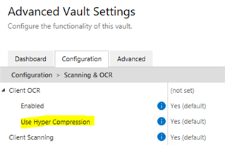 Hyper-compression available through API? - Server Configuration ...