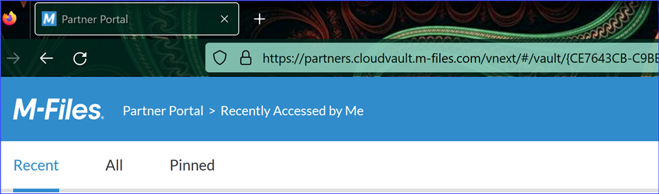 M Files Web Missing Panes Or Tabs Server Configuration Forums M Files Community